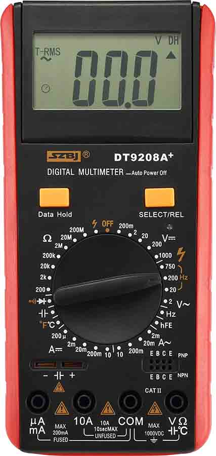 DT9208A数字多用表 - 数字多用表 - 深圳市滨江电子科技有限公司